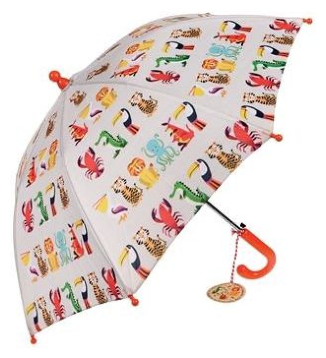 Paraply Barn Vild Djur